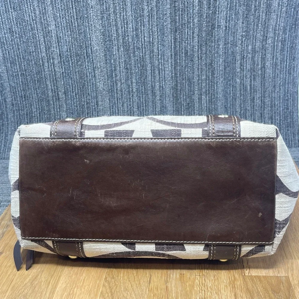 Coach | Bags | Coach Legacy Signature Satchel Bag Women Medium Brown C ...